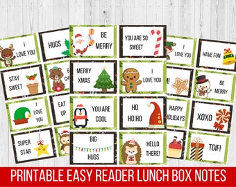 Christmas Lunch Notes - Etsy