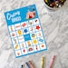Printable Circus BINGO Game, Clown Instant Download, Animal Digital ...
