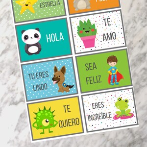 Spanish Affirmation Cards Printable, Espanol Kids Daily Affirmation ...