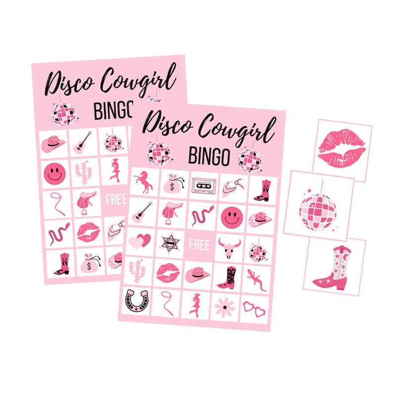 Disco Bingo Card - Etsy UK