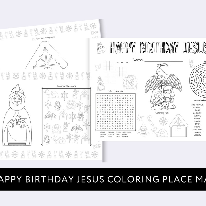 Happy Birthday Jesus - Etsy