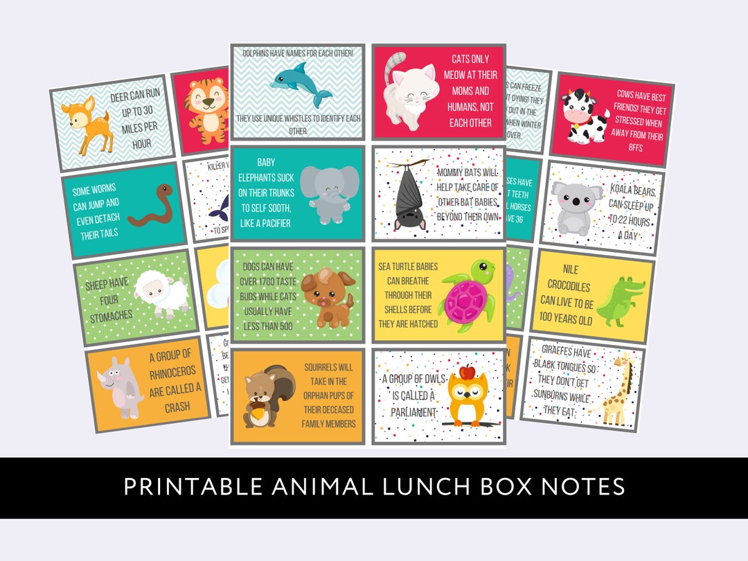 Animal Affirmation Cards Printable, Kids Daily Affirmation, Positive ...