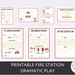Printable Firefighter Dramatic Play, Pretend Play Fire House Digital ...