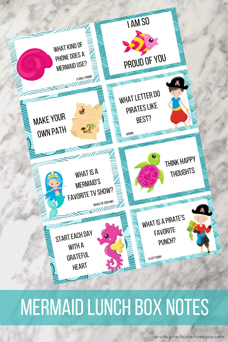 Mermaid Affirmation Cards Printable, Kids Daily Affirmation, Positive ...