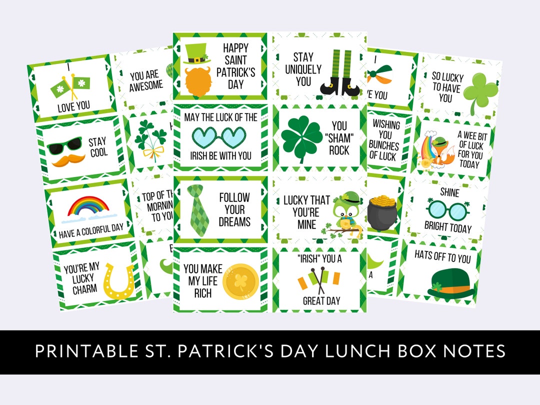 Saint Patricks Day Affirmation Cards Printable, Kids Daily Affirmation ...