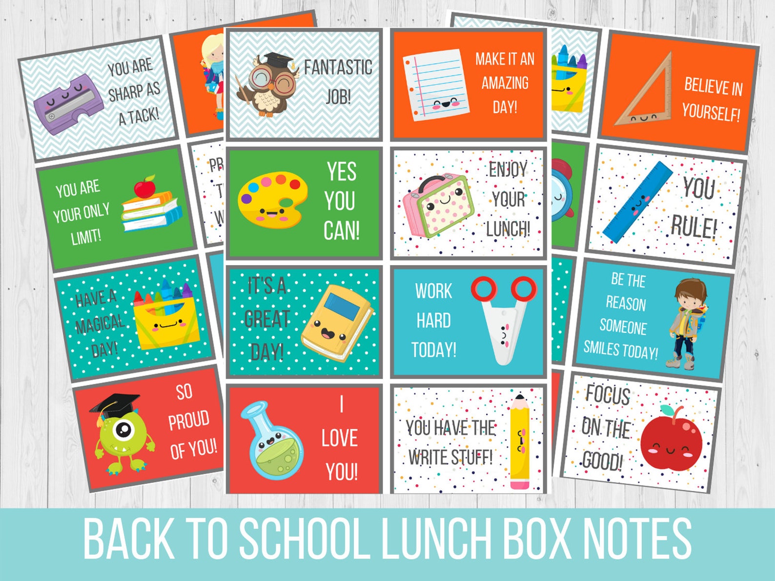 Lunchbox Notes Bundle Back to School Notes for Kids - Etsy