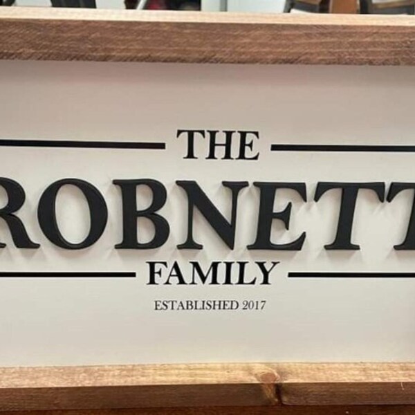 Raised Letter Sign - Etsy