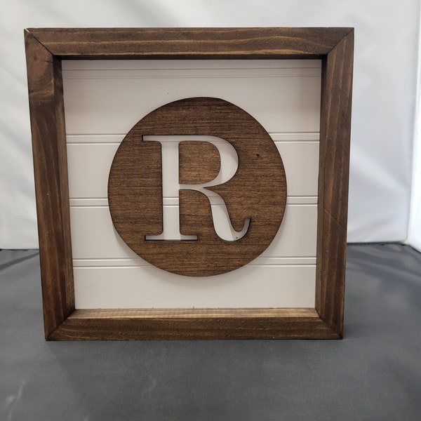 Wood Initials - Etsy