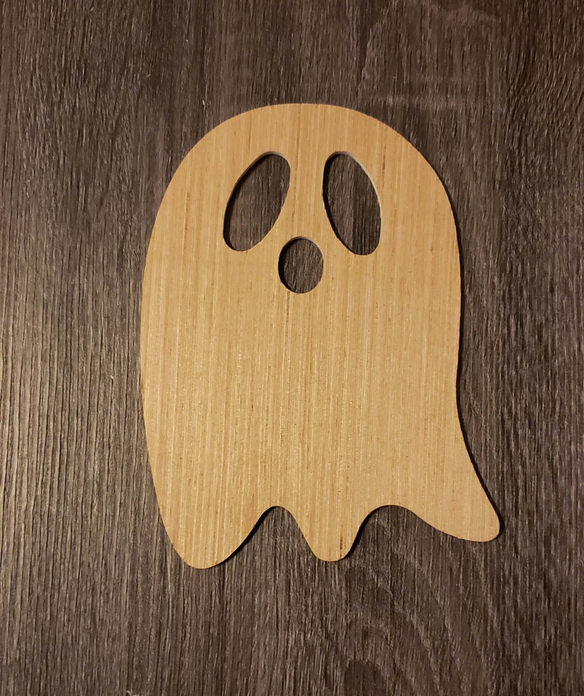 Unfinished 1/4 Small Ghost Cutout | Etsy