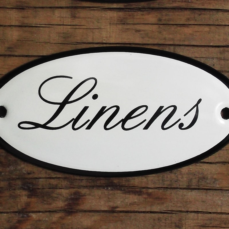 Linen Closet Sign - Etsy