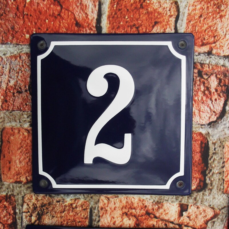 Classic House Number - Etsy