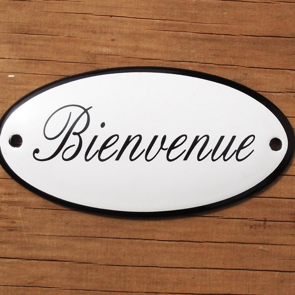 Bienvenue Sign - Etsy