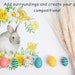 Watercolor Cute Rabbits Clipart Set. Hand Drawn Easter Spring Clip Art ...