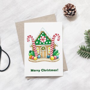 Gingerbread House Christmas Clipart Set. Winter Bakery, Christmas ...