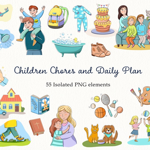 Chore Chart Png - Etsy