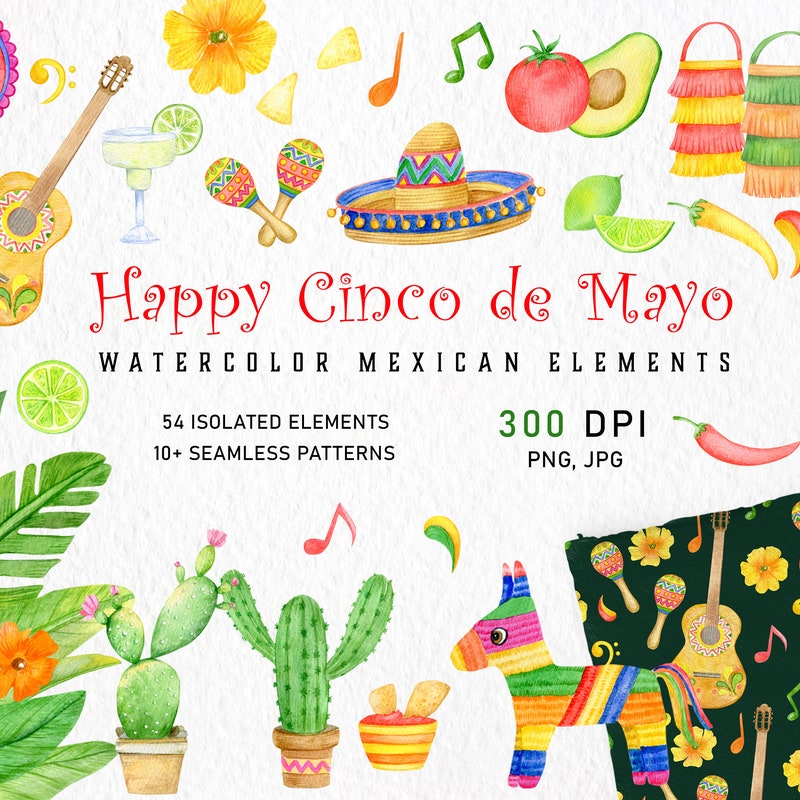 Fiesta Clip Art - Etsy