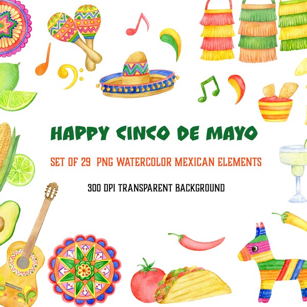 Piñata Clipart - Etsy