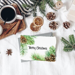 Christmas Watercolor Clipart. Winter Woodland Hand Painted Graphics ...