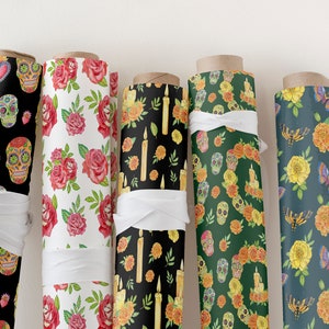 Watercolor Day of the Dead Mexican Digital Paper Pack. El Día De Los ...