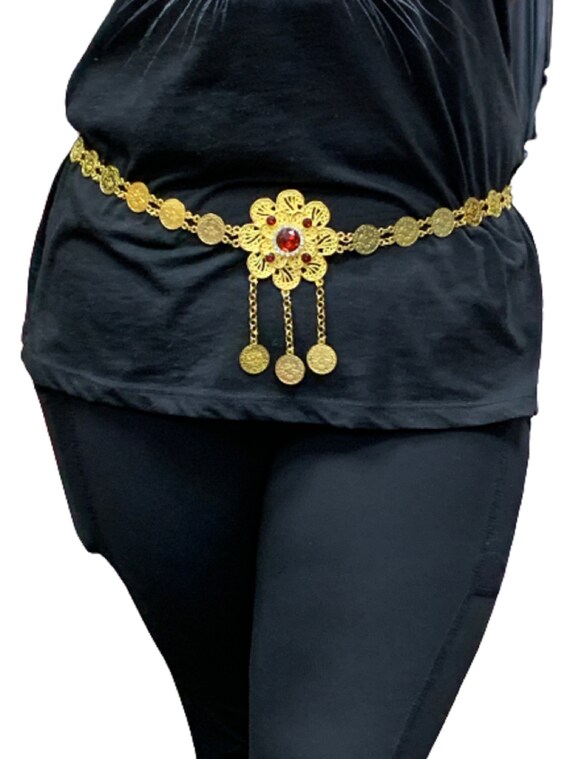 Belly Chains for Women Gold Color Turkish Coins Belt Jewelry - Etsy
