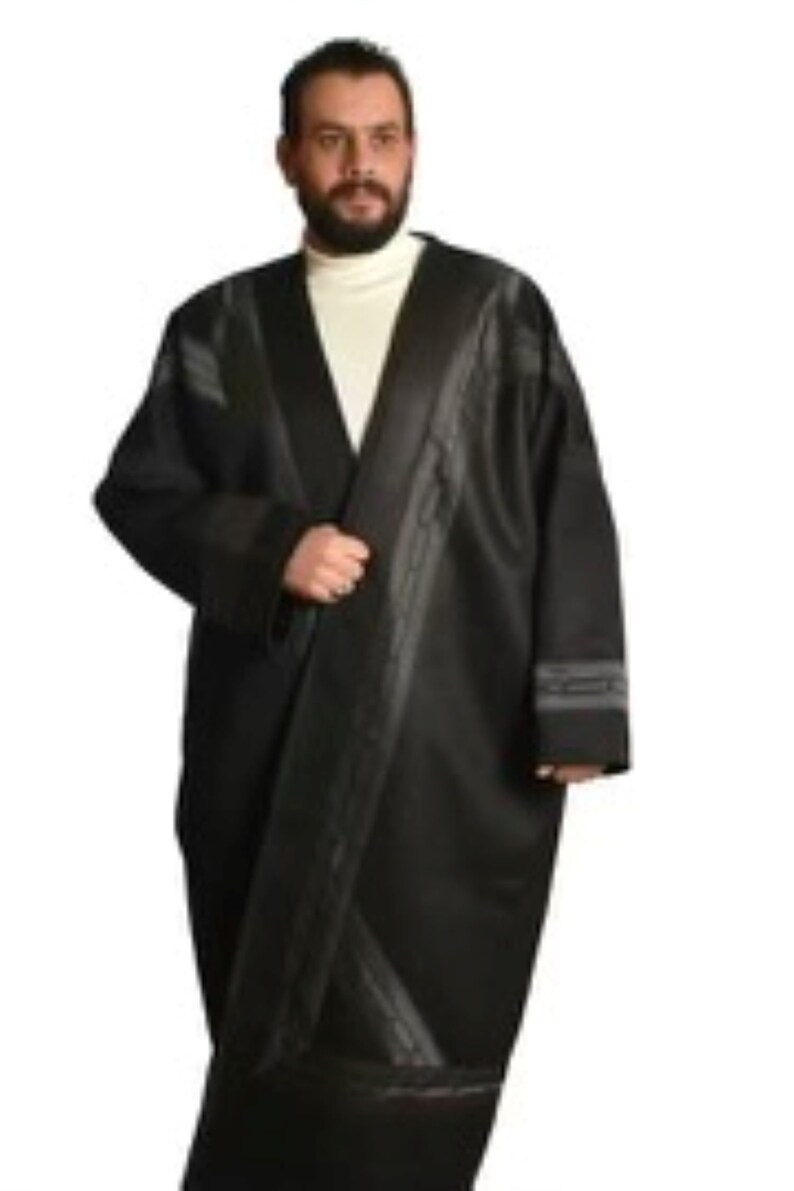 Farwa Fur Men Bisht Arabic Cloak Winter Warm Coat Islamic - Etsy