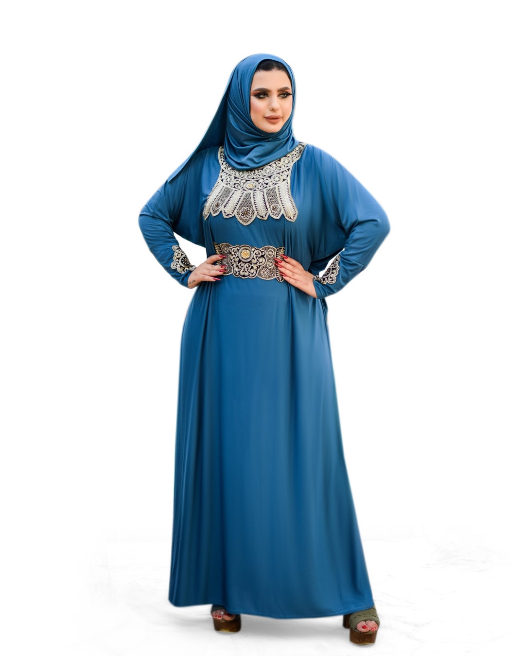 Women's Prayer Dress Muslim Abaya Dress Islamic Maxi Abaya - Etsy