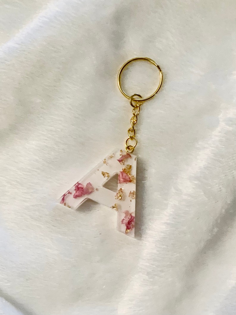 Alphabet Key Chain - Etsy