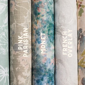 Monet Patterned Flat Lay Styling Mat - Double Sided, Rollable Styling ...