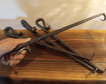 BBQ 16 R.H. Steak Meat Pig Tail Turner Flipper Hand - Etsy