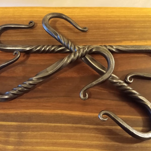 Brass Forged S Hook Etsy