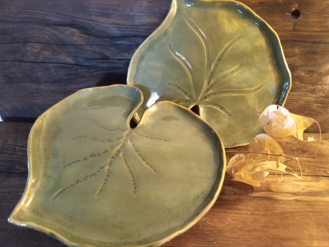 Leaf Dish - Ceramic - Lily Pad - Etsy