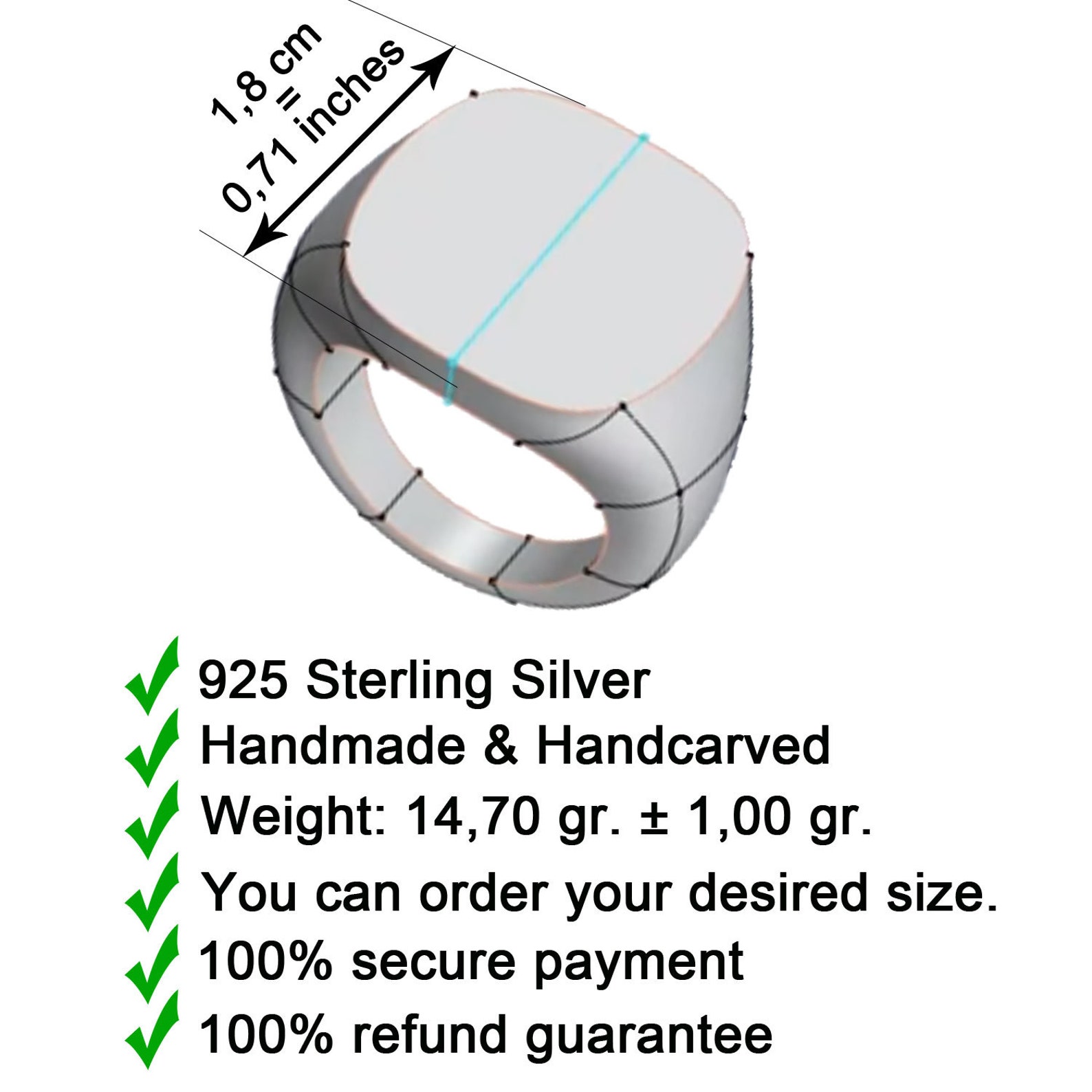 Sterling Silver Archer Ring 925 Solid Silver Ring Gift for - Etsy