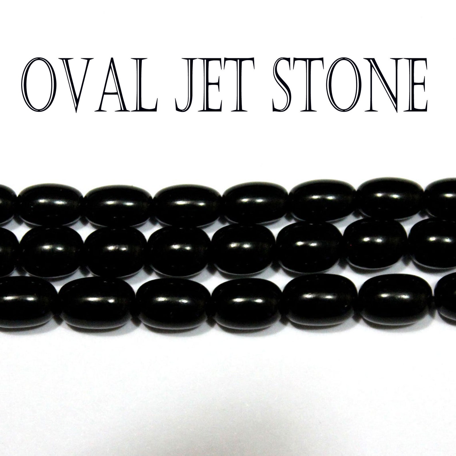 Jet Stone Gemstone Natural Smooth Genuine Anti Radiation High - Etsy