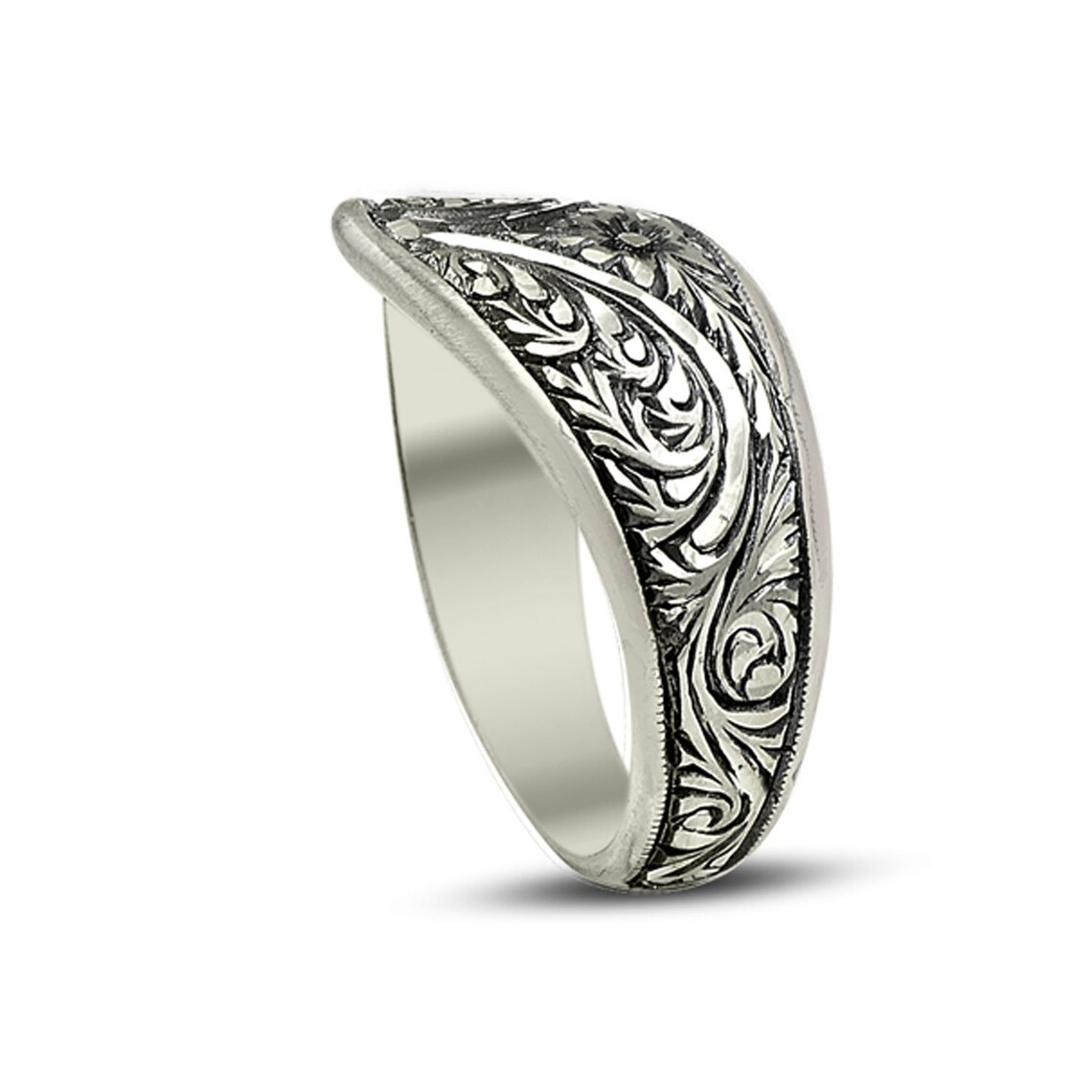 Sterling Silver Archer Ring 925 Solid Silver Ring Gift for | Etsy