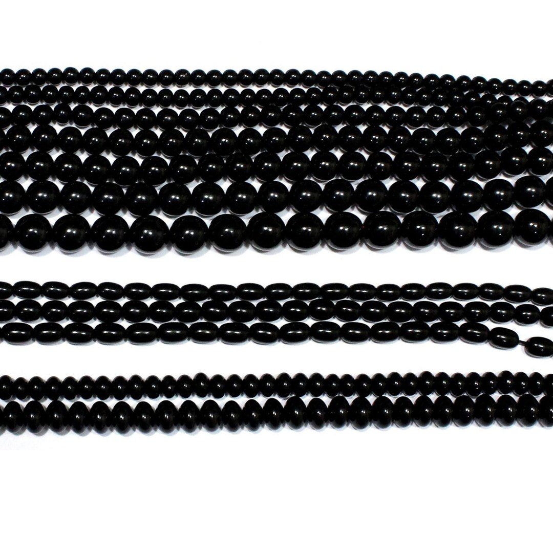 Jet Stone Gemstone Natural Smooth Genuine Anti Radiation High Carbon ...