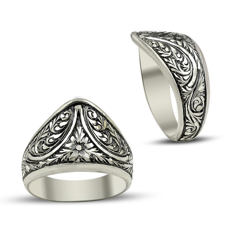 Sterling Silver Archer Ring 925 Solid Silver Ring Gift for - Etsy