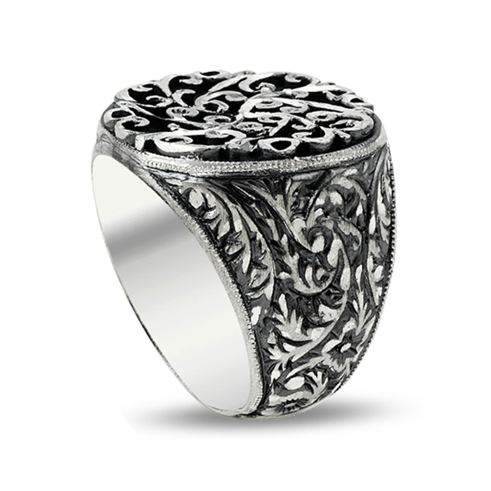 Anello uomo in argento sterling anello regalo in argento 925 | Etsy