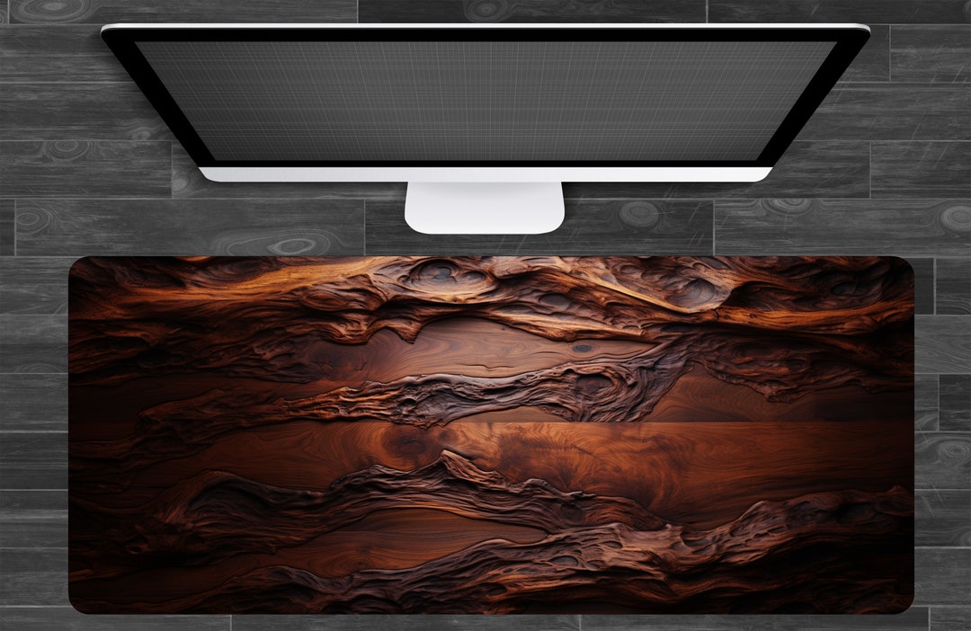 Wood Gaming Mouse Pad Wood Texture Mouse Mat Large Gaming Mouse Pad ...