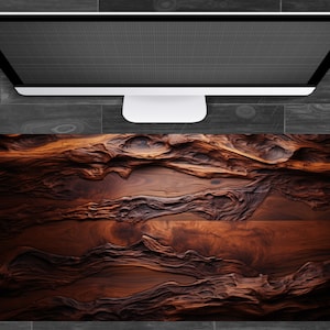 Wood Gaming Mouse Pad – Wood Texture Mouse Mat - Large Gaming Mouse Pad ...
