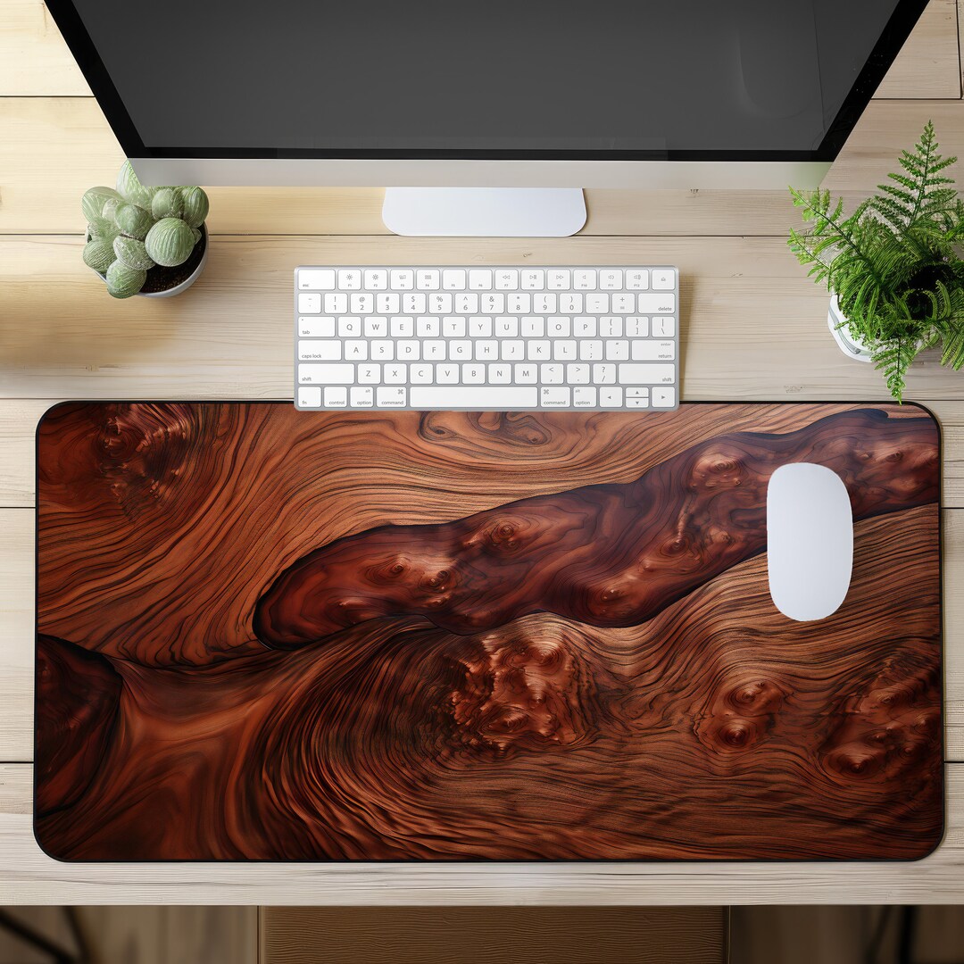 Wood Gaming Mouse Pad – Wood Texture Mouse Mat - Large Gaming Mouse Pad ...