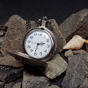 Elder Scrolls Pocket Watch Skyrim Akatosh Dragonborn Jewelry - Etsy