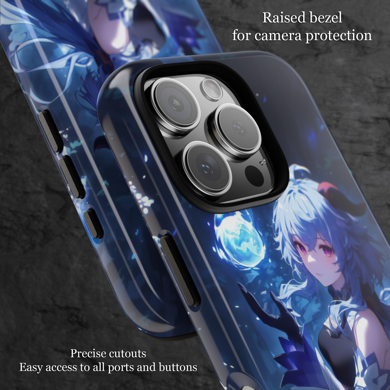 Genshin Impact Ganyu Art, Fantasy Artwork, Winter Anime Mobile Case ...