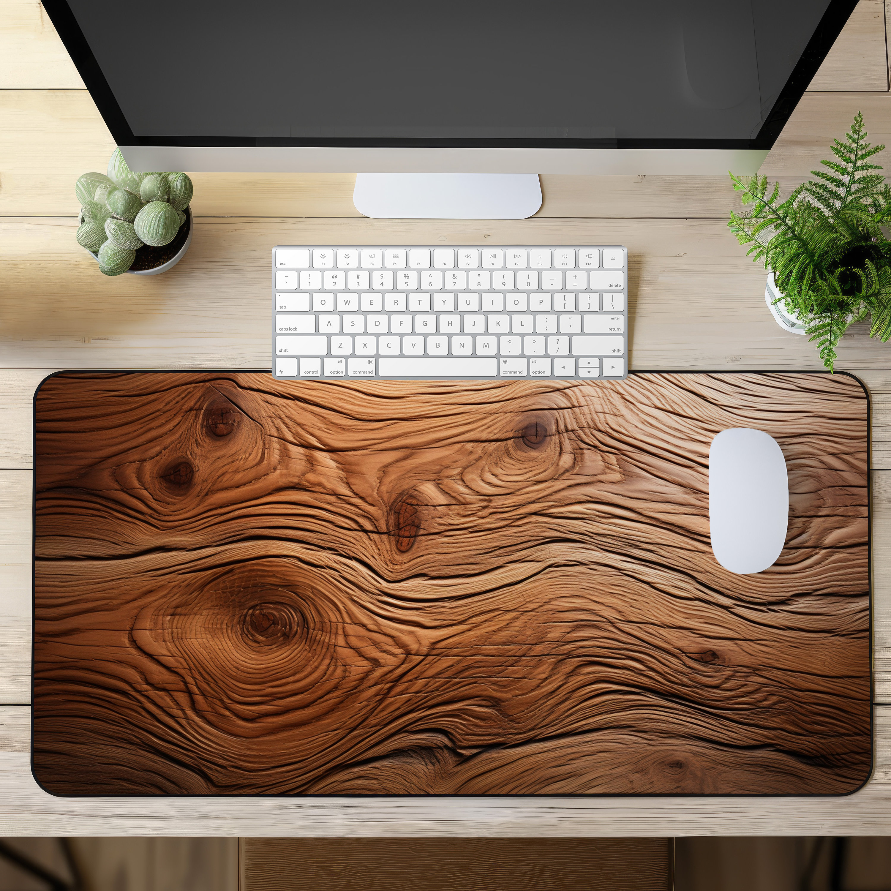 Wood Gaming Mouse Pad – Wood Texture Mouse Mat - Large Gaming Mouse Pad ...