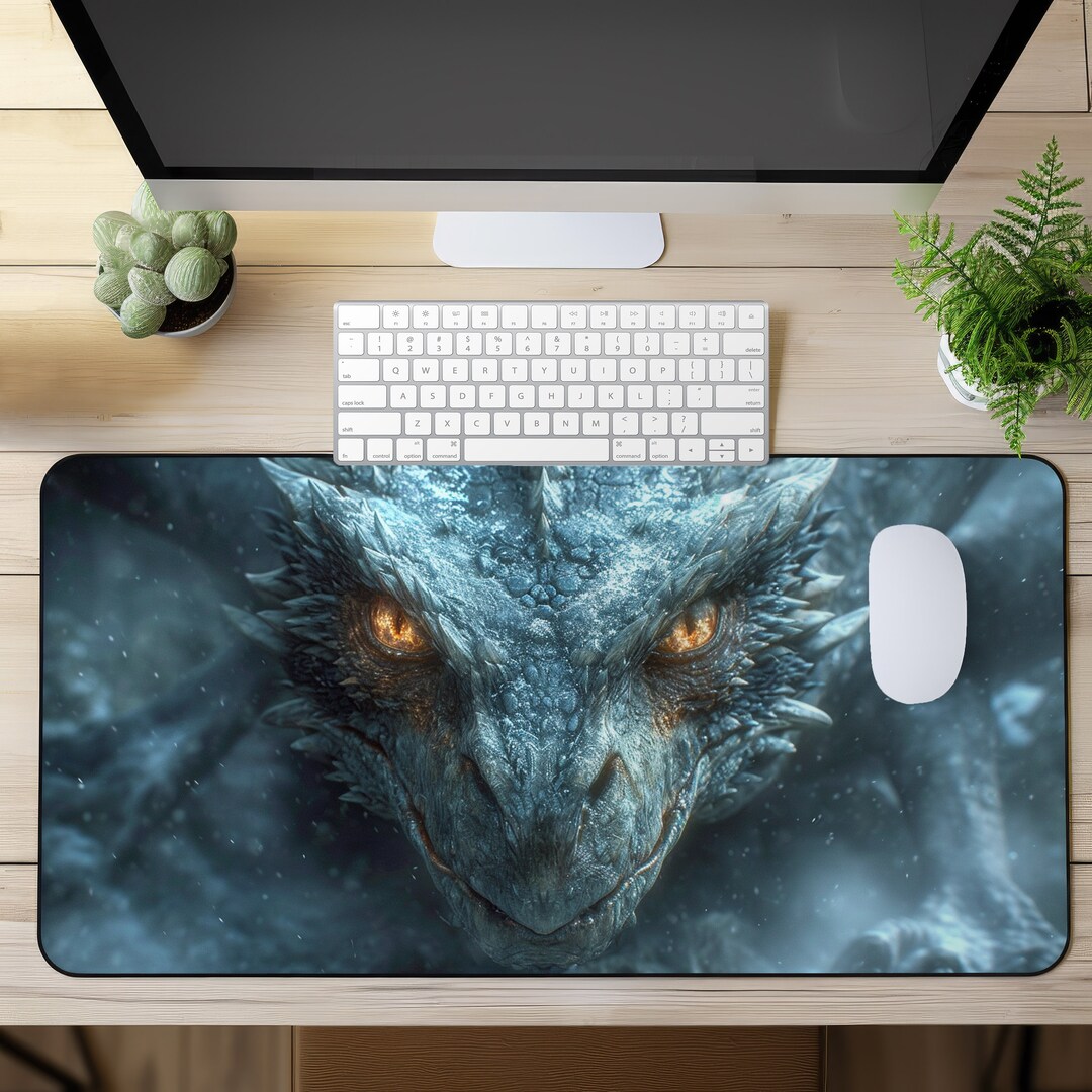 Elder Scrolls Skyrim Mouse Pad Skyrim Dragon Desk Mat Large Gaming ...
