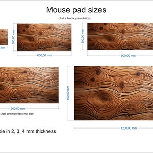 Wood Gaming Mouse Pad – Wood Texture Mouse Mat - Large Gaming Mouse Pad ...