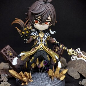 Genshin Impact Zhongli Figure Zhongli Figure Genshin Impact - Etsy