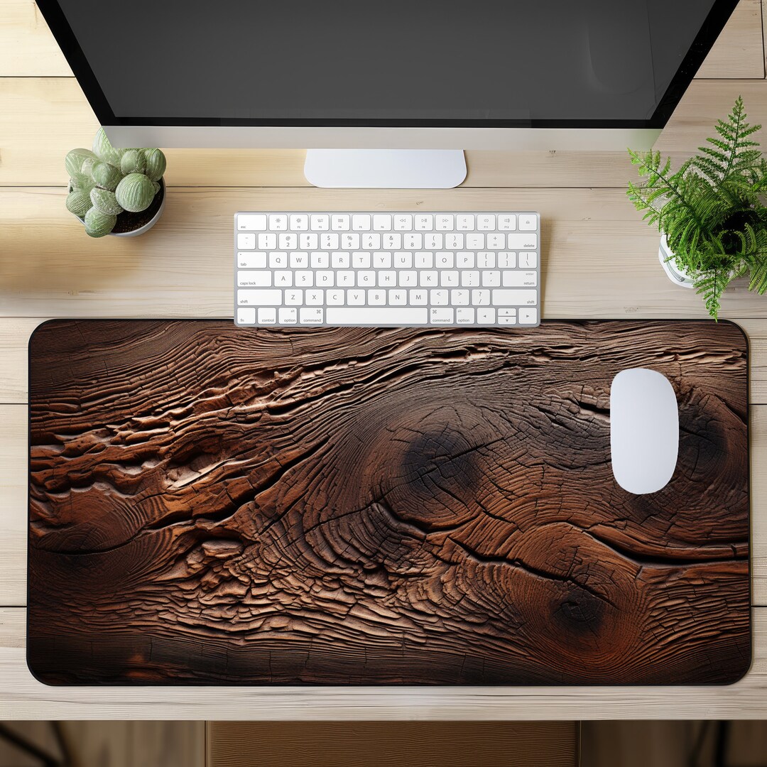 Wood Gaming Mouse Pad – Wood Texture Mouse Mat - Large Gaming Mouse Pad ...
