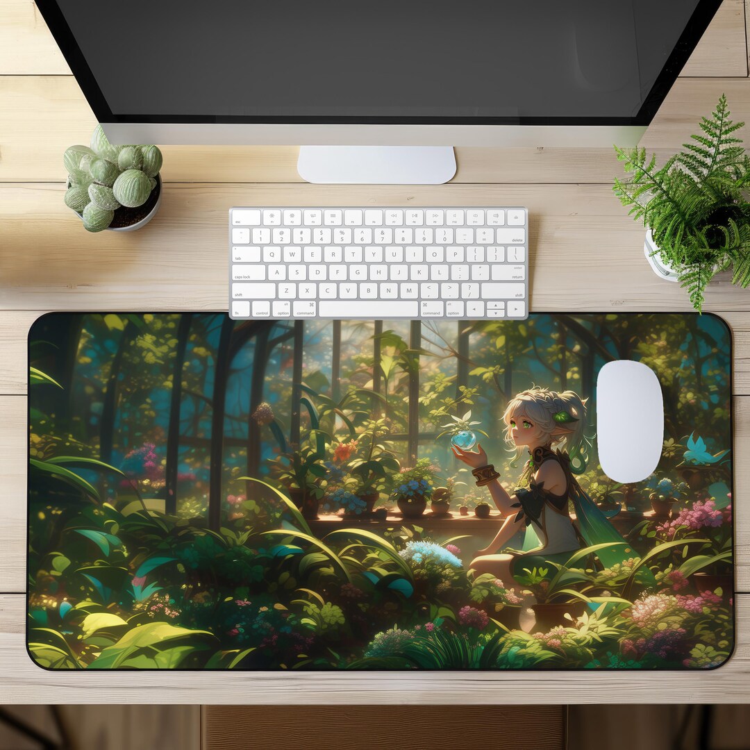 Genshin Impact Nahida Mouse Pad Genshin Impact Desk Mat Large Game ...