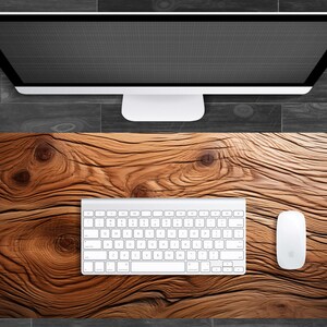 Wood Gaming Mouse Pad – Wood Texture Mouse Mat - Large Gaming Mouse Pad ...
