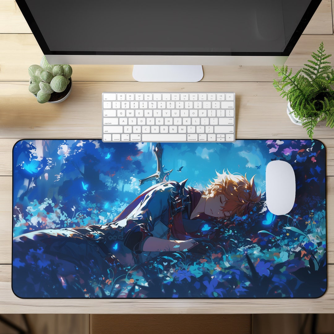 Genshin Impact Tartaglia Childe Mouse Pad - Genshin Impact Desk Mat ...